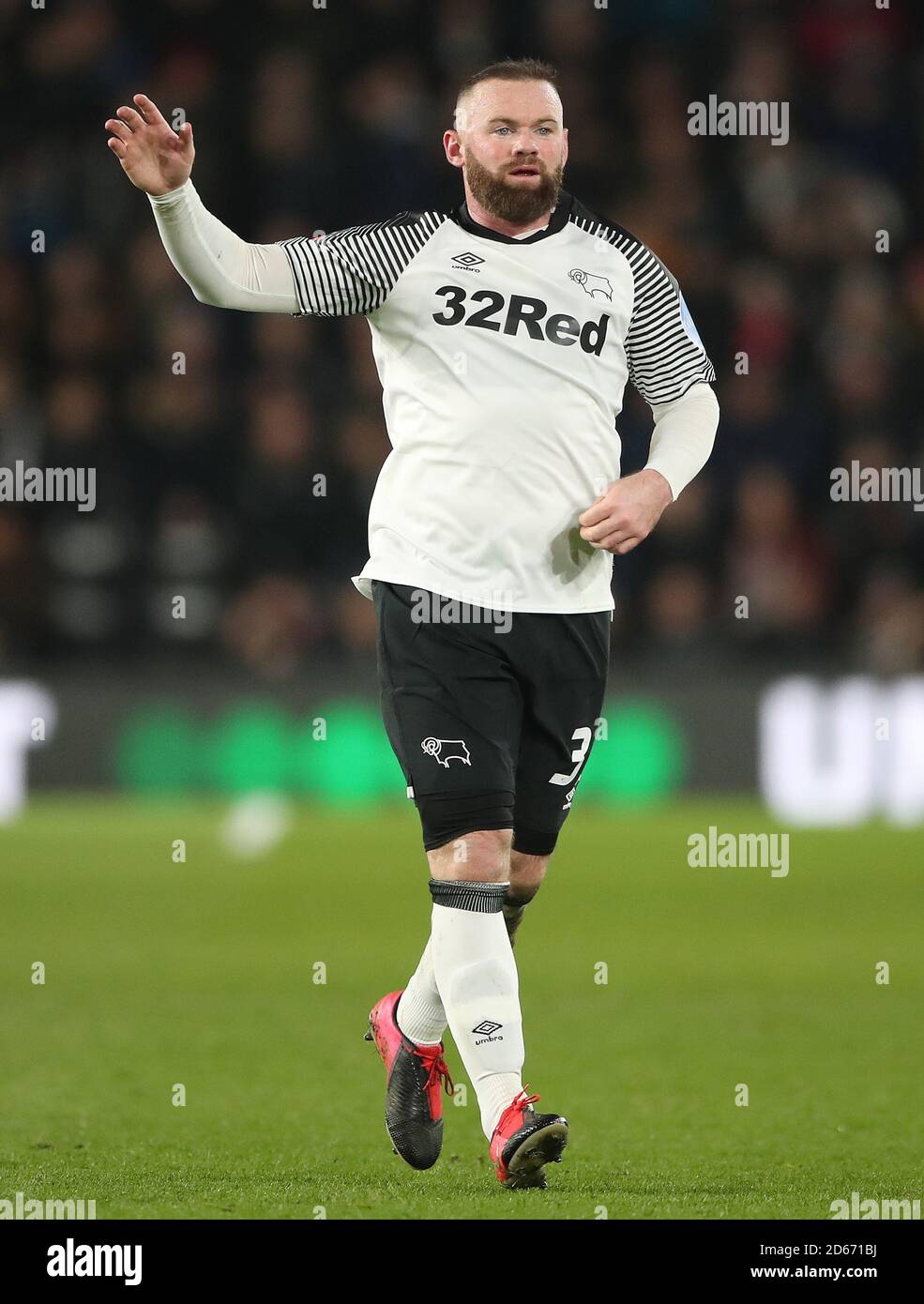Derby County's Wayne Rooney Stock Photo - Alamy