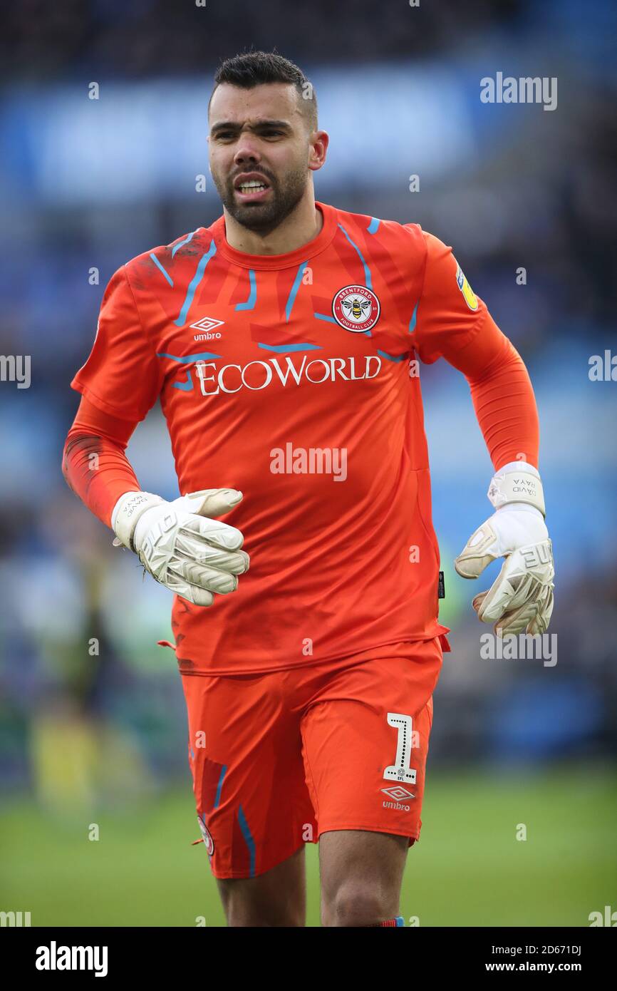 Brentford goalkeeper David Raya Martin Stock Photo - Alamy