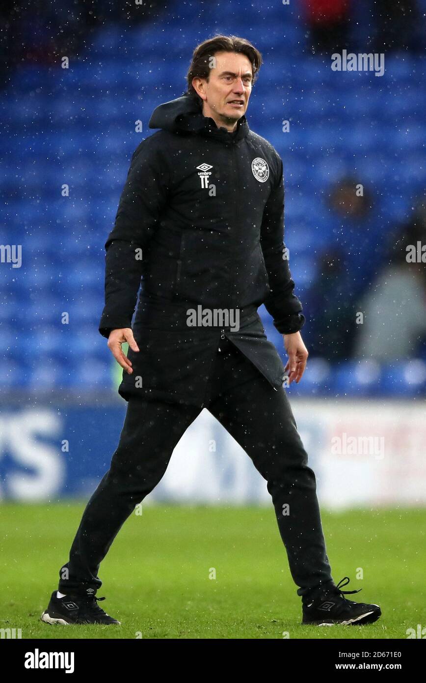 Brentford manager Thomas Frank Stock Photo - Alamy