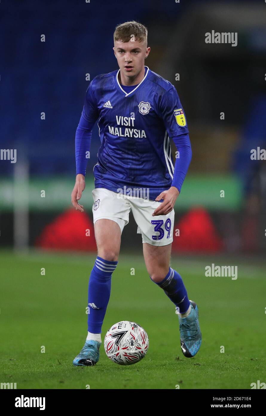 Cardiff City's Joel Bagan Stock Photo - Alamy