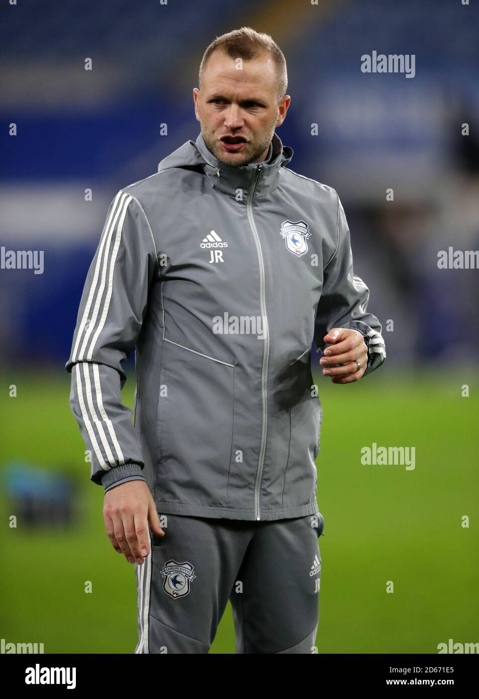 Cardiff City's 1st Team coach James Rowberry Stock Photo - Alamy