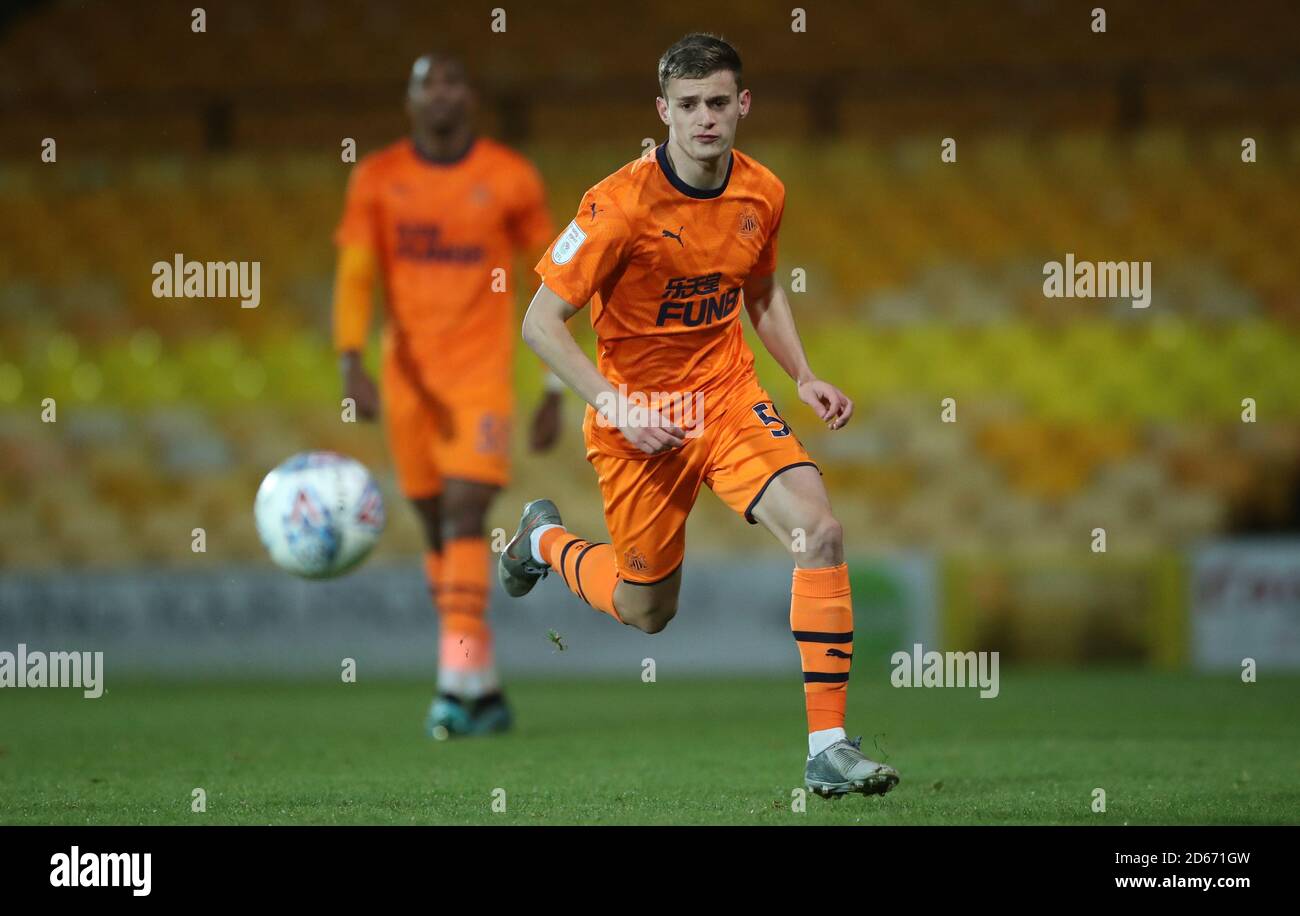 Newcastle United's Thomas Allan Stock Photo - Alamy