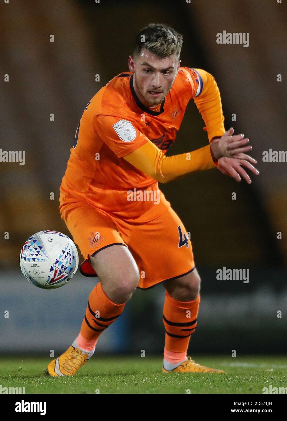 Newcastle United's Luke Charman Stock Photo - Alamy