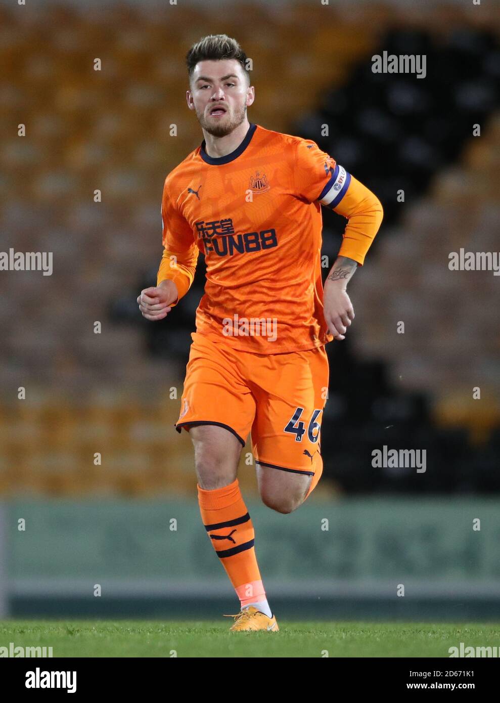 Newcastle United's Luke Charman Stock Photo - Alamy