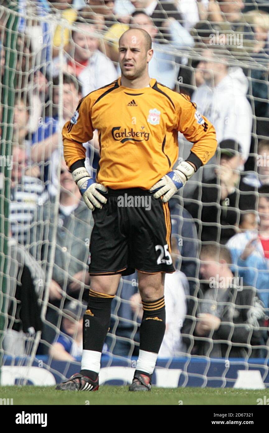 Jose Reina, Liverpool Stock Photo - Alamy