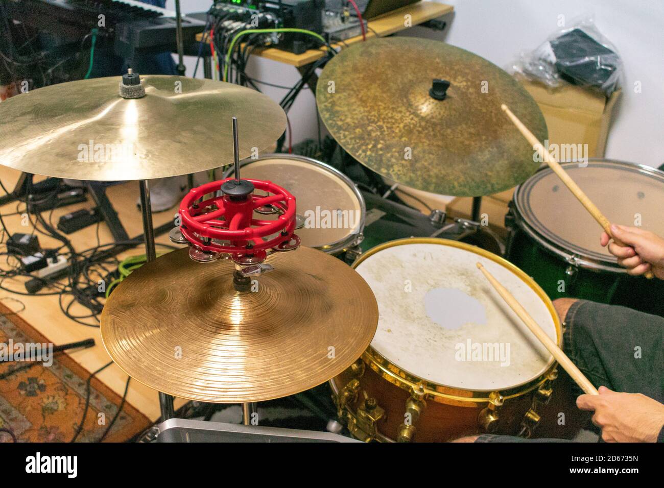 Drummer Playing Drums High Resolution Stock Photography and Images - Alamy
