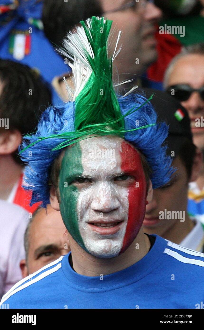Italian fans in the stands before kick off Stock Photo - Alamy