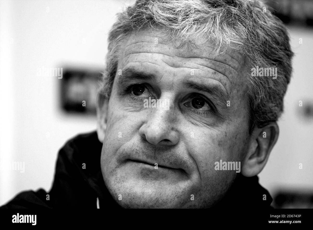 Manchester citys manager Black and White Stock Photos & Images - Alamy