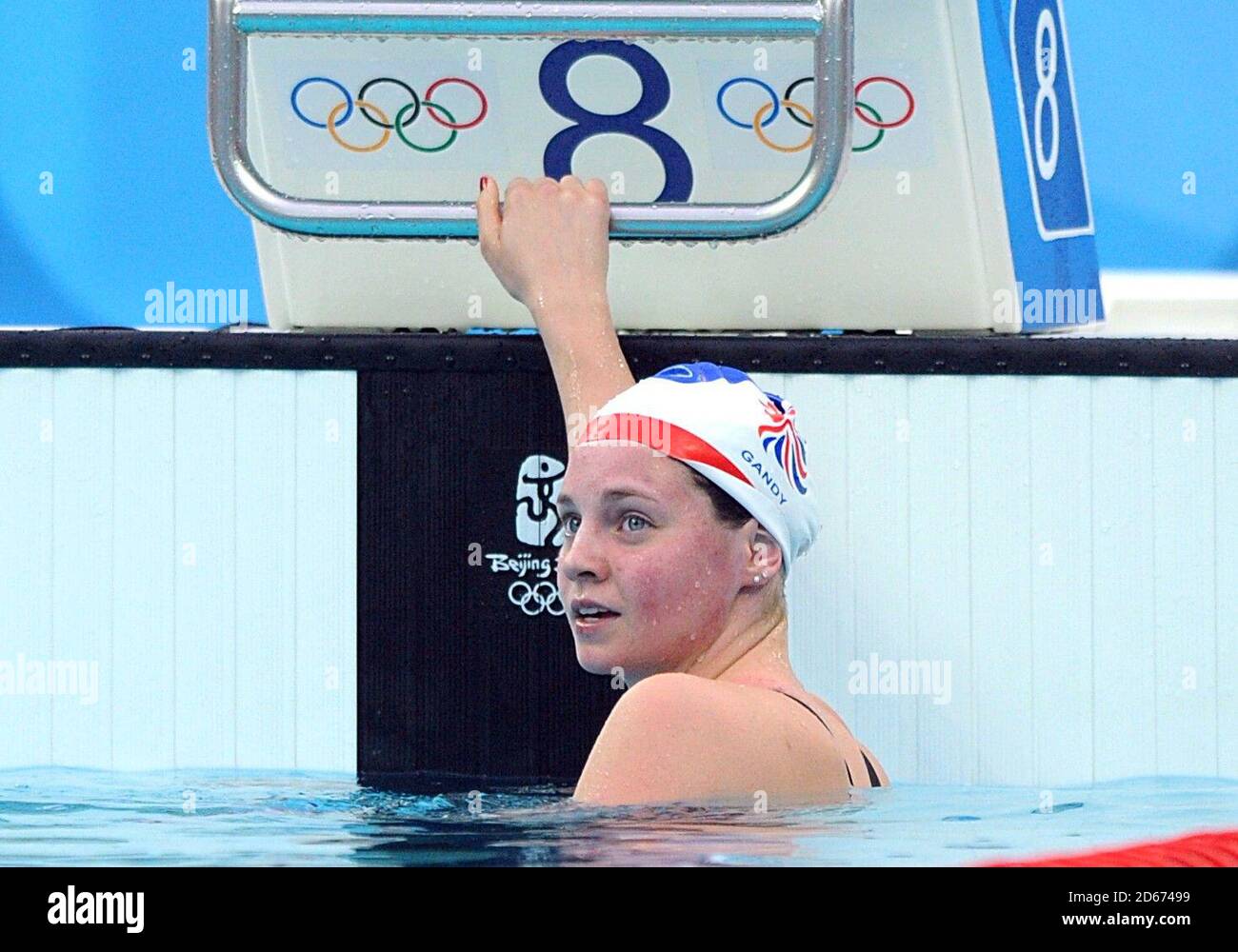 Great Britain's Ellen Gandy after finishing the Women's 200m Butterfly ...