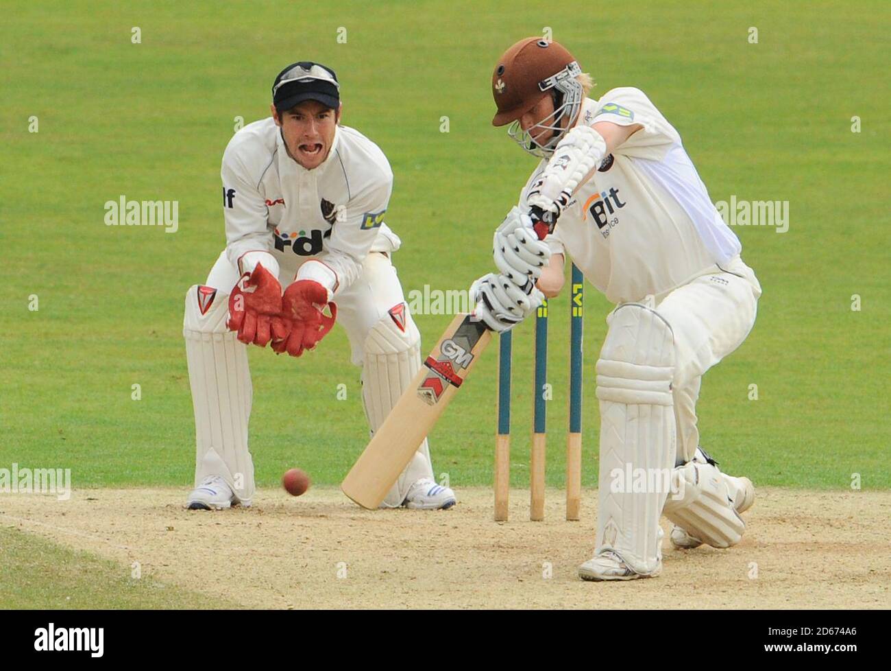 Surrey's Jonathan Batty in action Stock Photo - Alamy