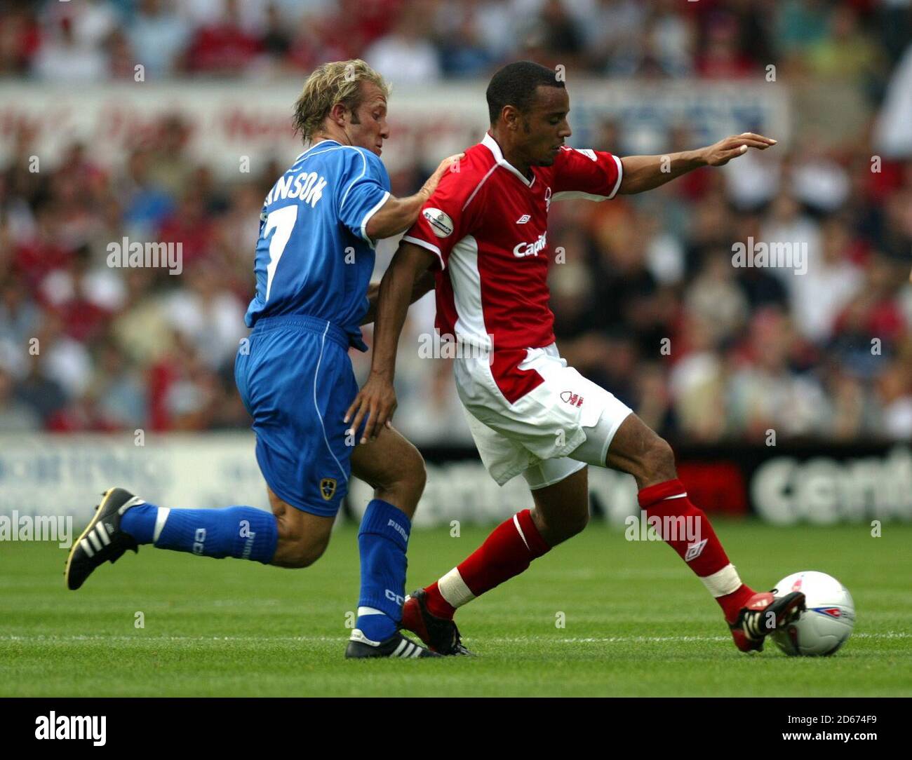 Nottingham Forest's Matthieu Louis-Jean and Cardiff City's John ...