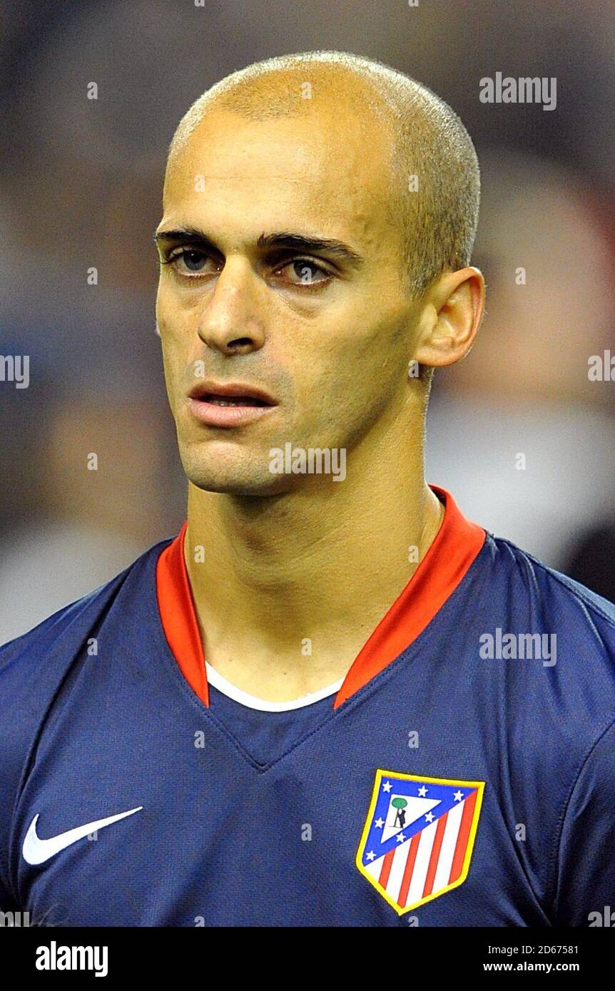 Mariano Pernia, Atletico Madrid Stock Photo - Alamy