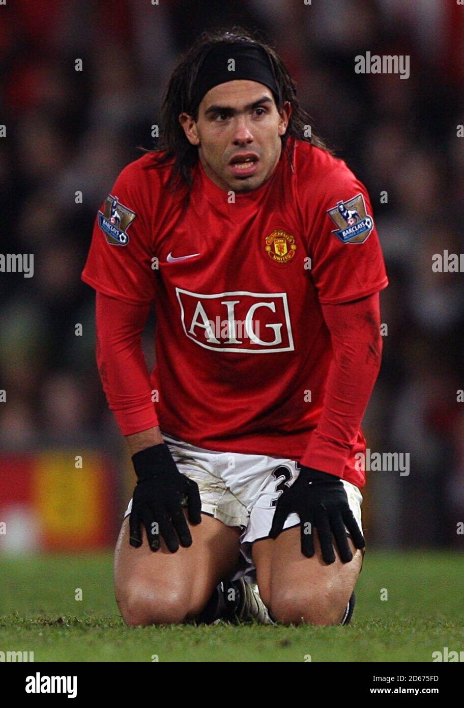 Manchester United's Carlos Tevez Stock Photo - Alamy