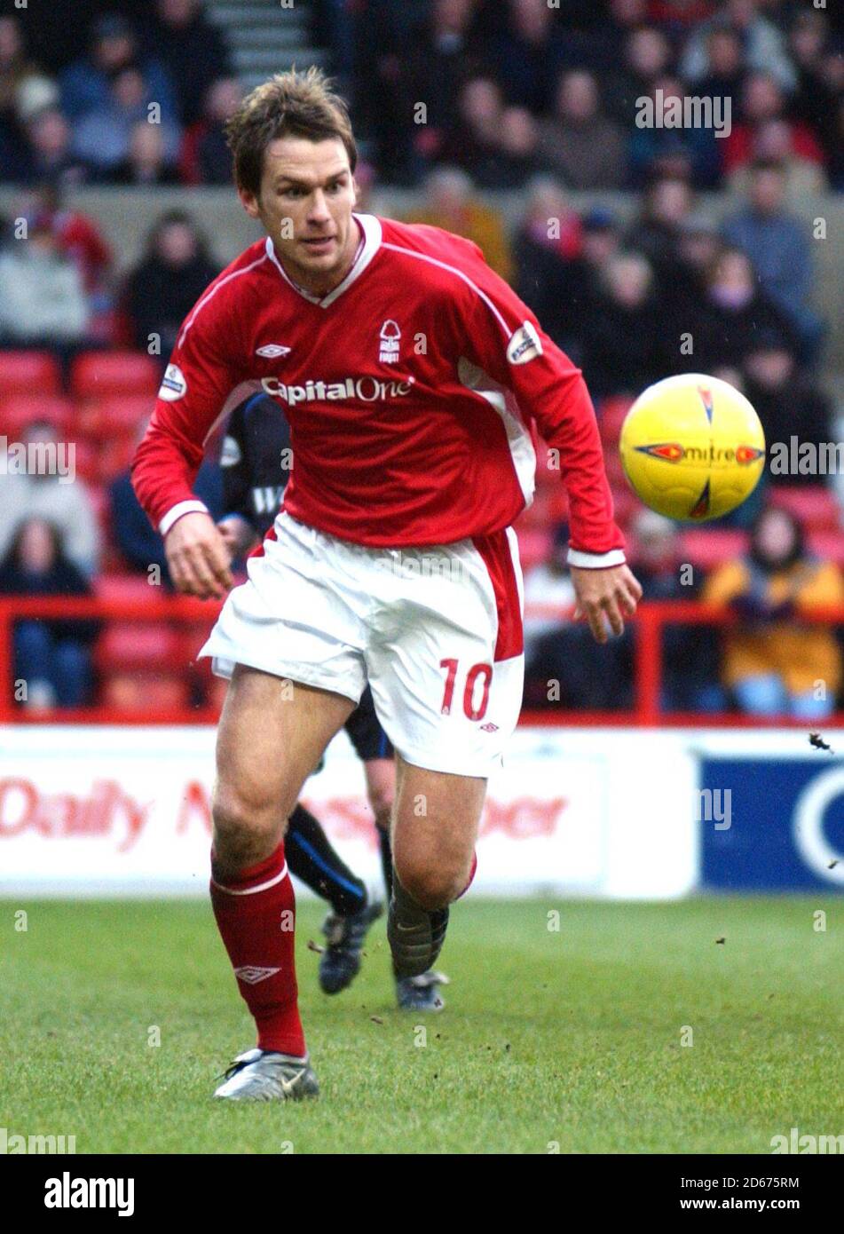 Nottingham Forest's Gareth Taylor Stock Photo - Alamy