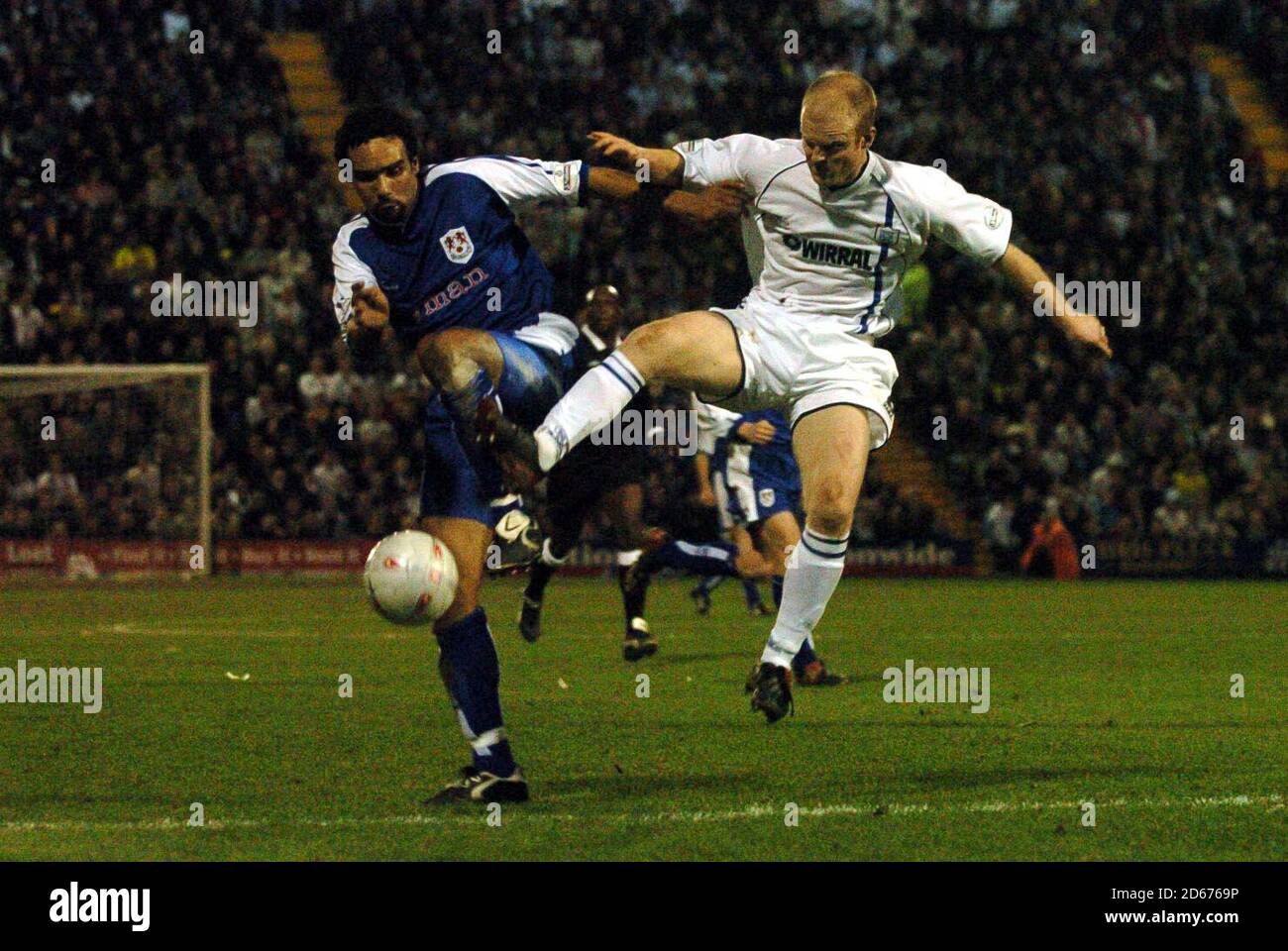 Millwall's Paul Ifill and Tranmere Rovers' Sean Connelly Stock Photo ...