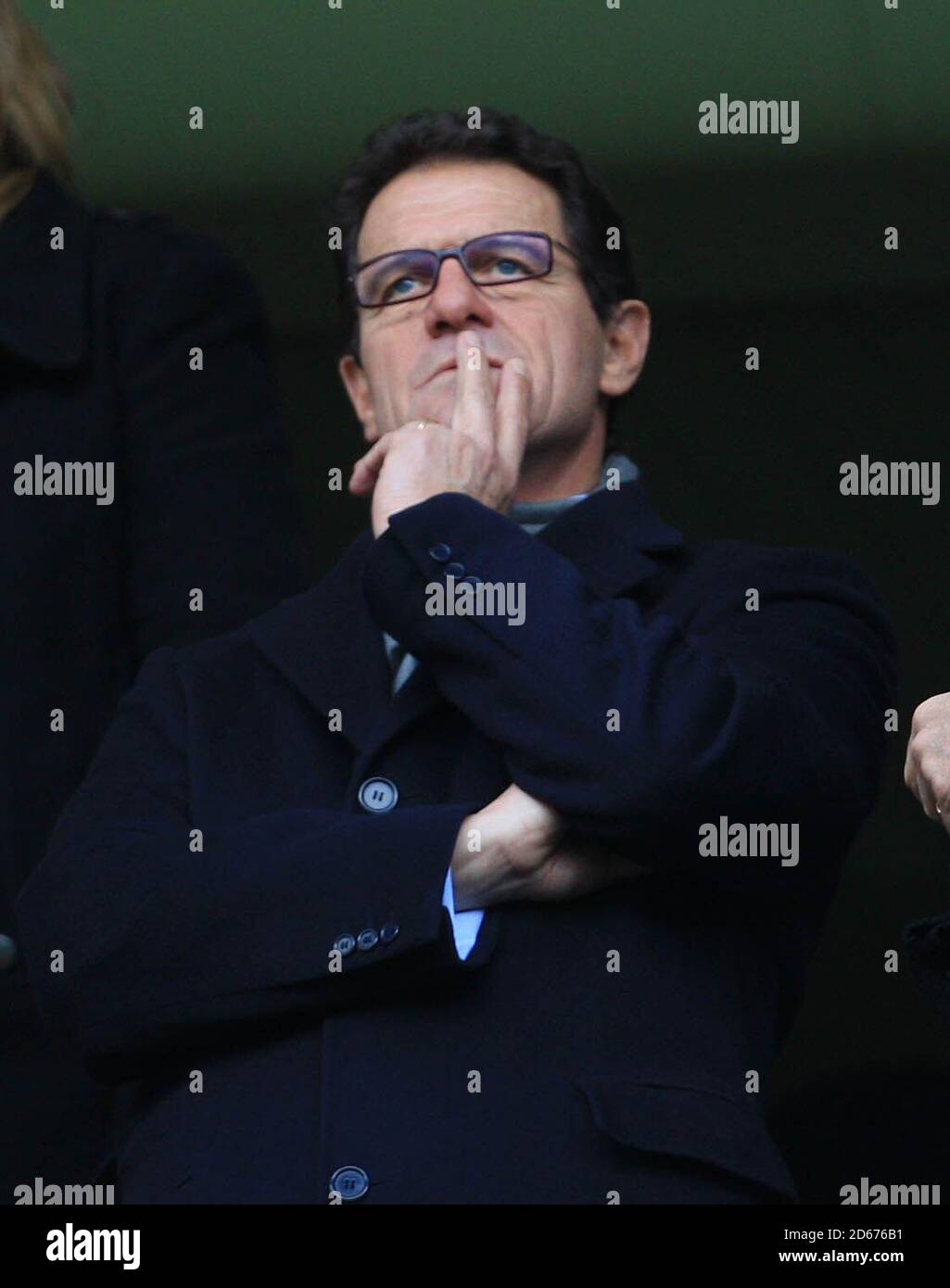 England Manager Fabio Capello at the Chelsea game Stock Photo - Alamy