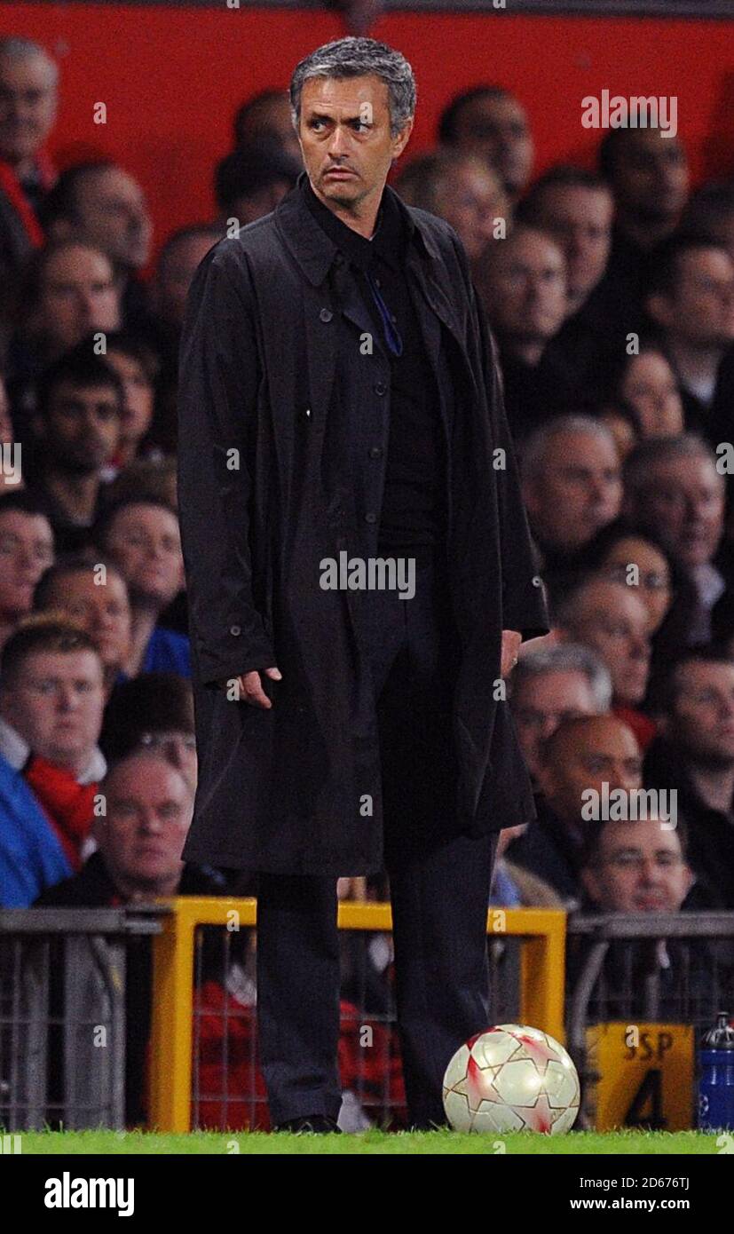 Inter Milan manager Jose Mourinho on the touchline Stock Photo - Alamy