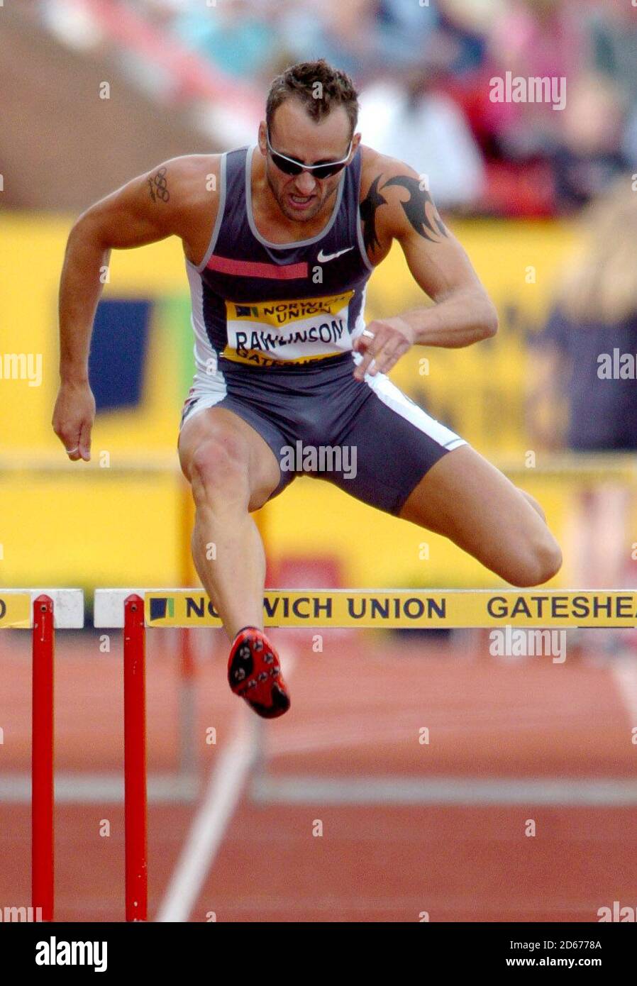 Great Britain's Chris Rawlinson on his way to winning the mens 400m ...