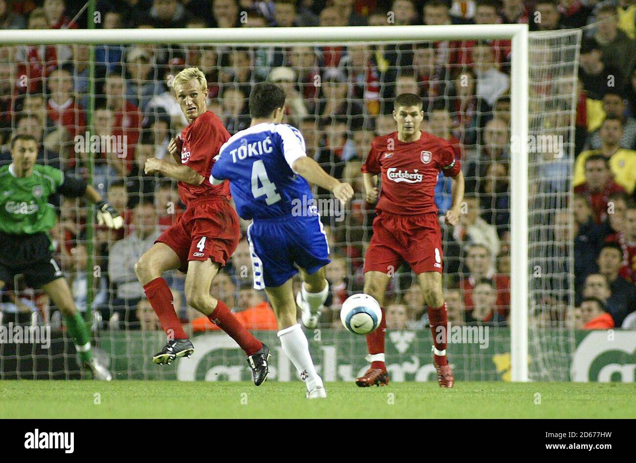 Grazer AK's Mario Tokic scores to make the score 2-1 on aggregate Stock ...