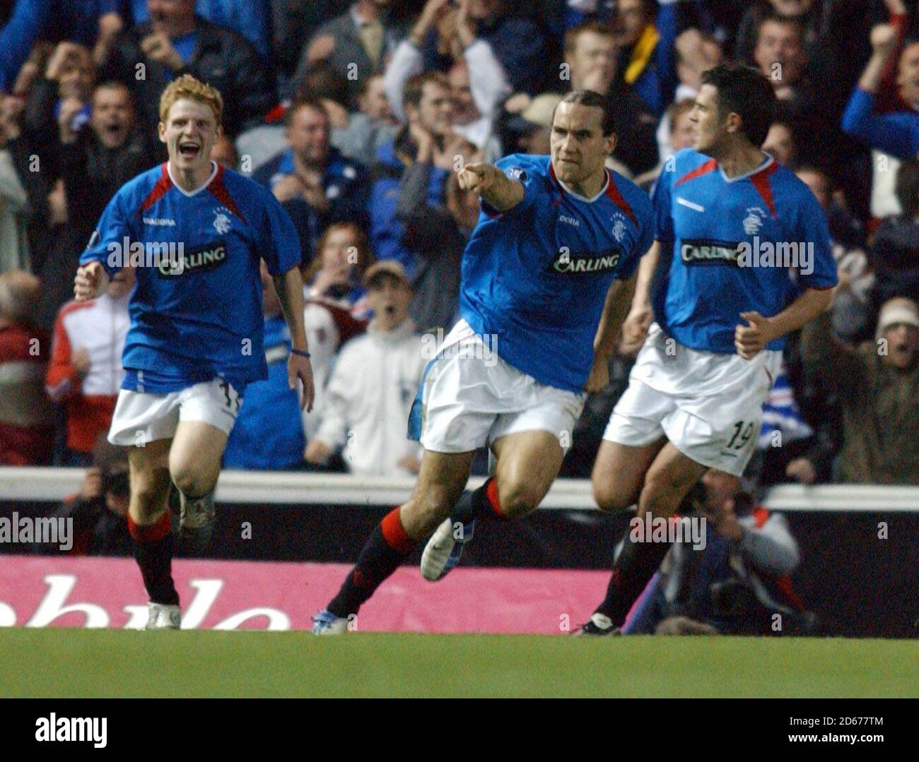 Rangers dado prso celebrates scoring hi-res stock photography and ...
