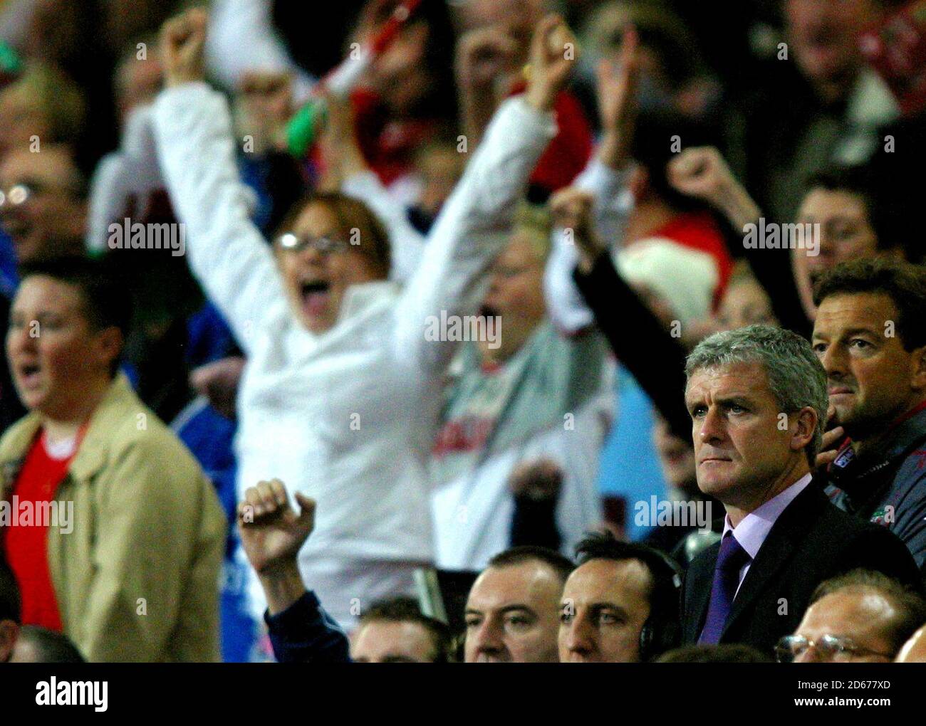 Welsh football manager mark hughes hi-res stock photography and images ...
