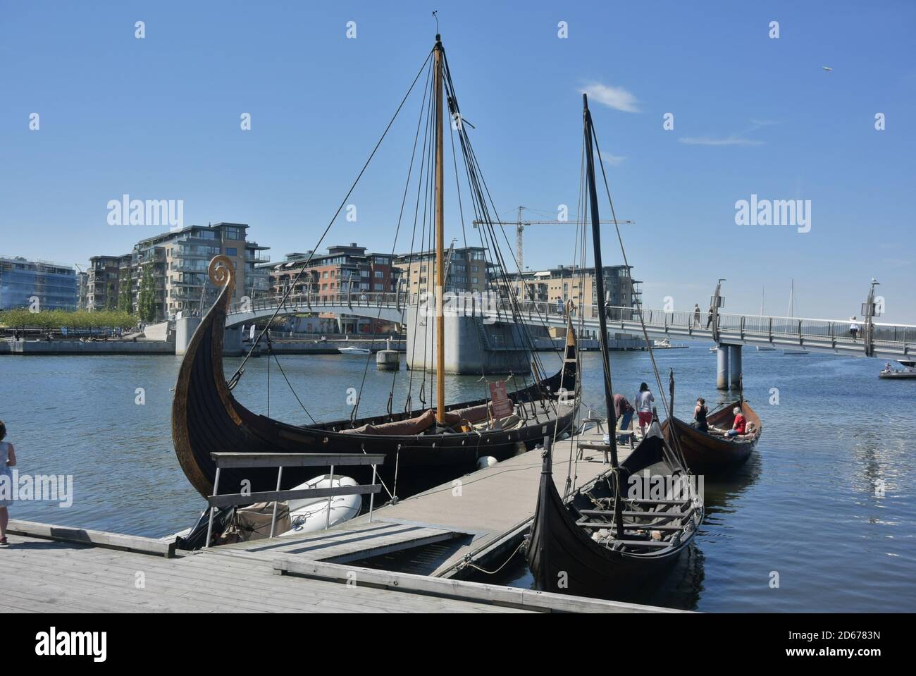 Viking saga boat hi-res stock photography and images - Alamy