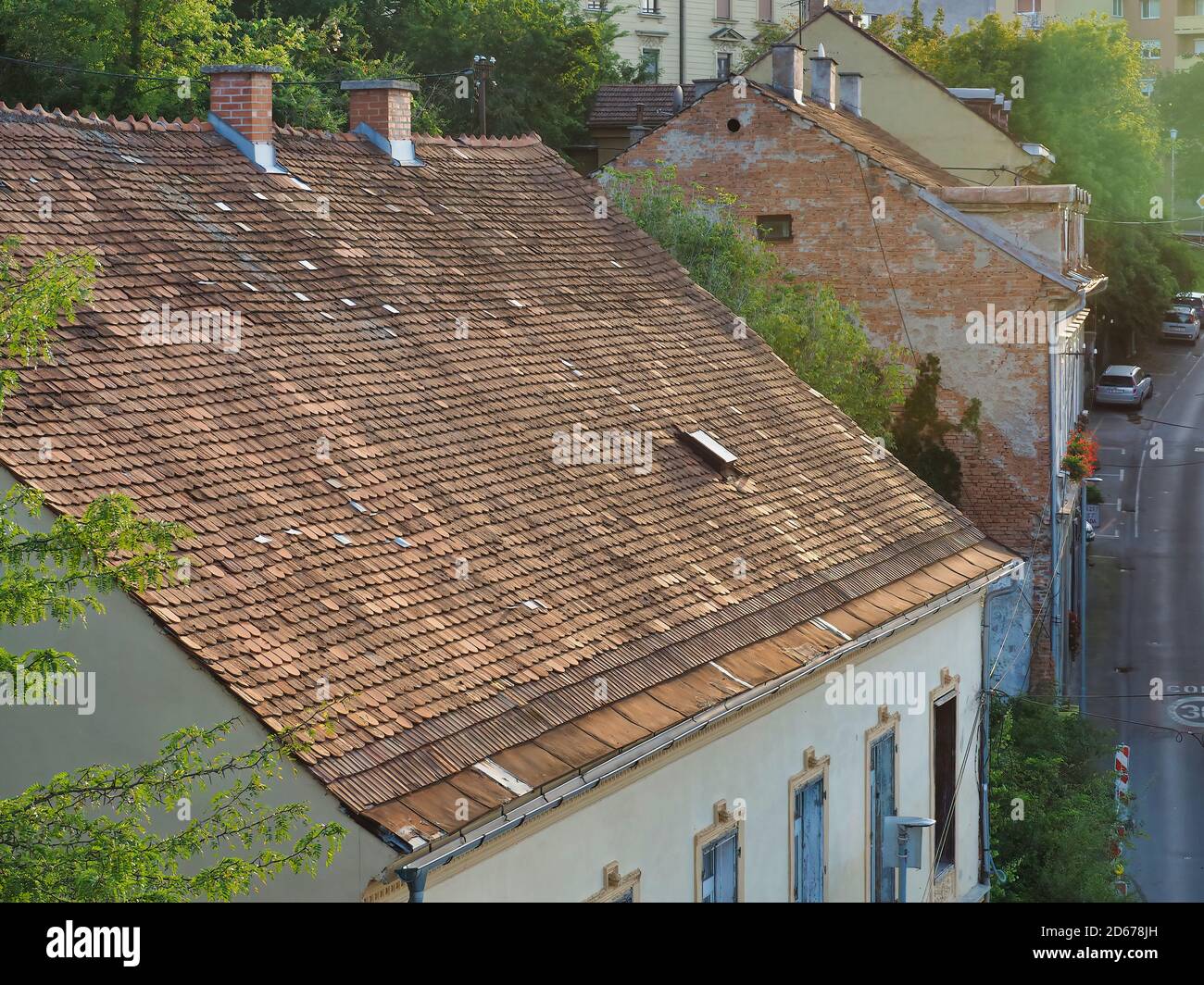 Aerial shot old building hi-res stock photography and images - Alamy