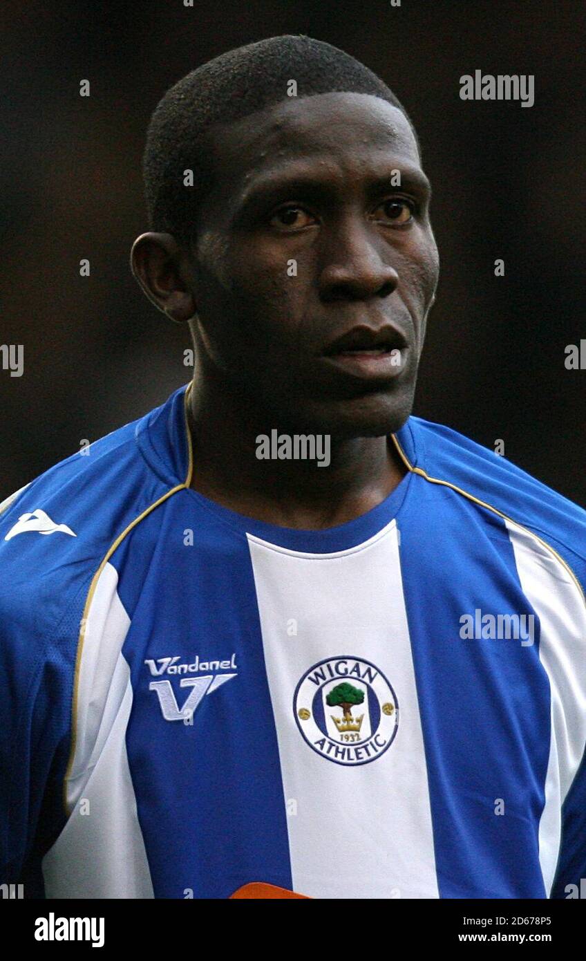 Hendry Thomas, Wigan Athletic Stock Photo - Alamy