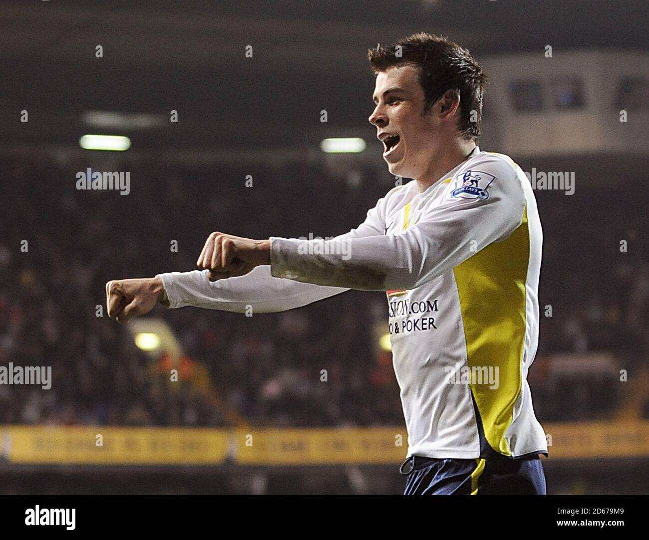 Gareth bale tottenham celebration hi-res stock photography and images ...