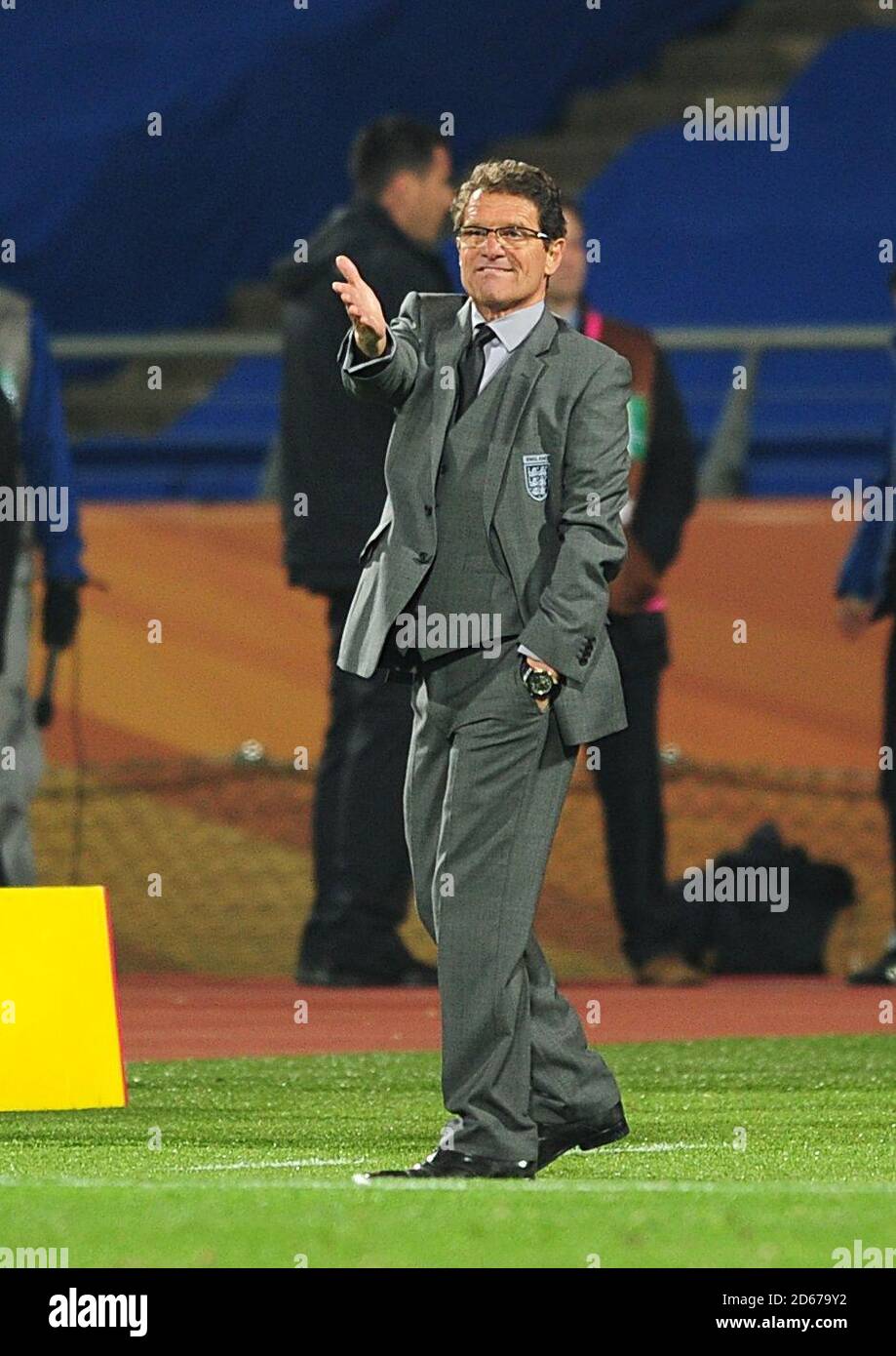 England football manager fabio hi-res stock photography and images - Alamy