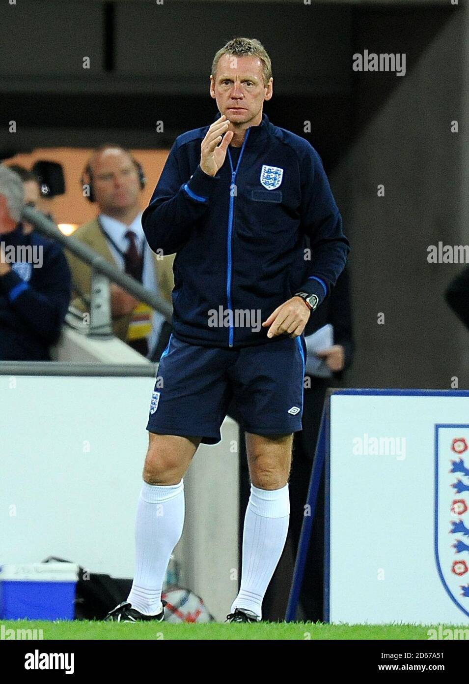 Stuart Pearce, Engand coach Stock Photo - Alamy