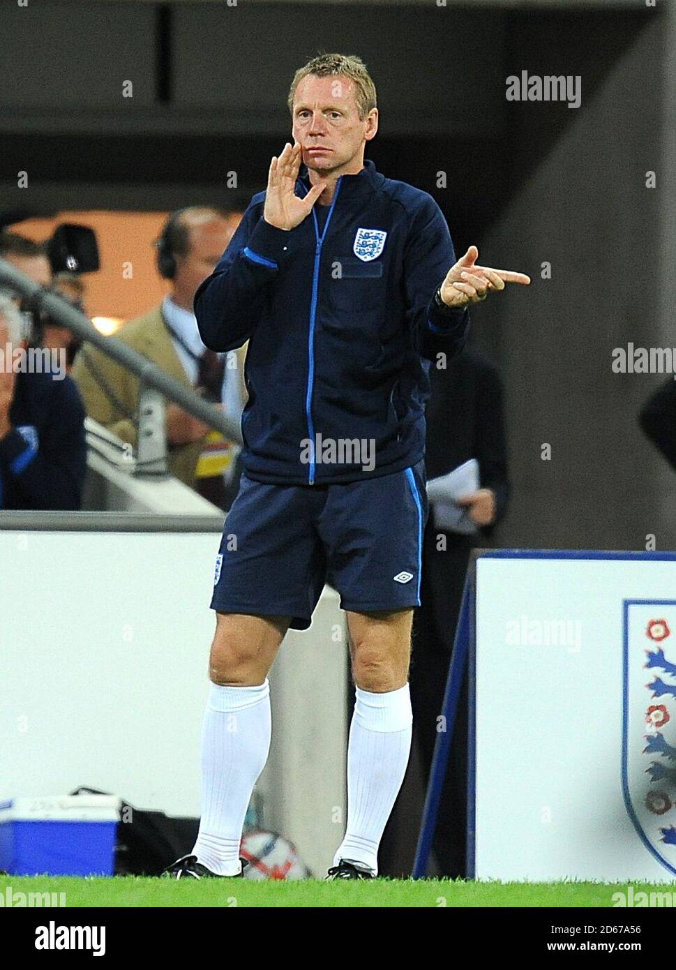 Stuart Pearce, Engand coach Stock Photo - Alamy