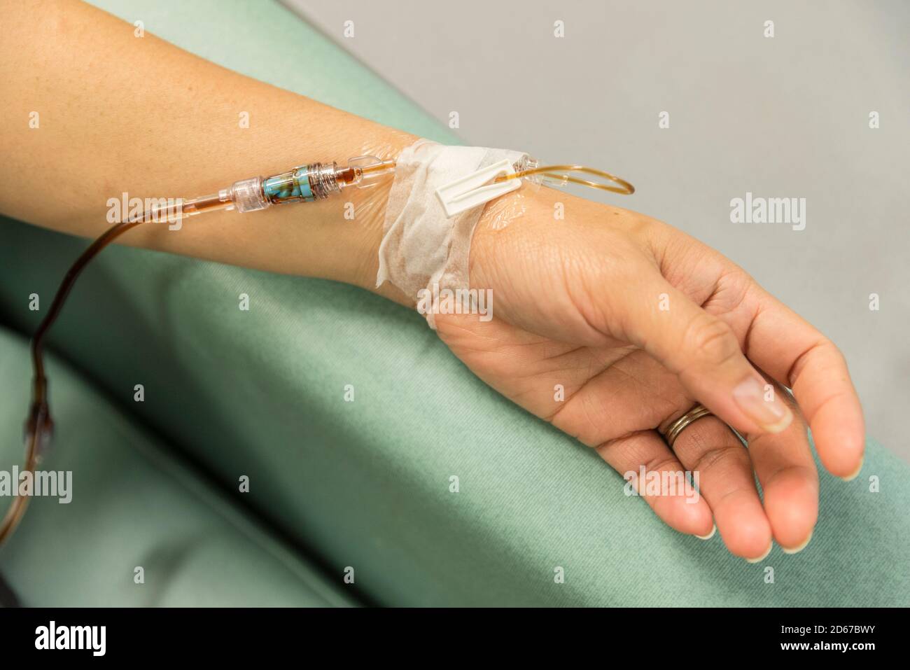 Patient hospital bed blood transfusion hi-res stock photography and ...