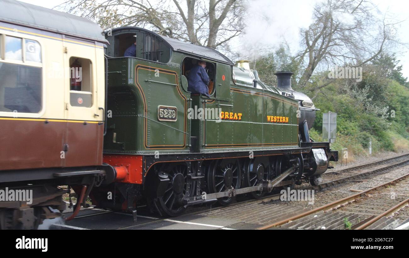 Steam locomotive 5329 Goliath operating as part of Dartmouth Steam ...
