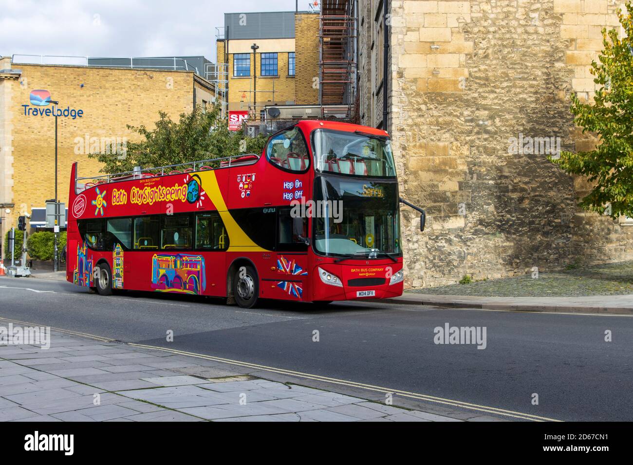 Tour bus bath city centre hi-res stock photography and images - Alamy