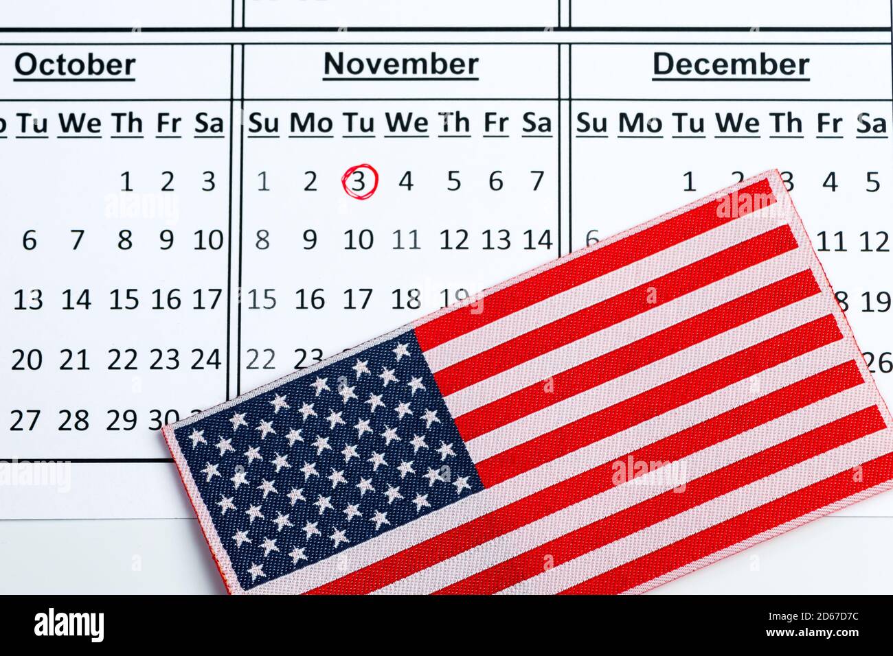 Election day in the USA, reminder on calendar. Voting concept Stock ...