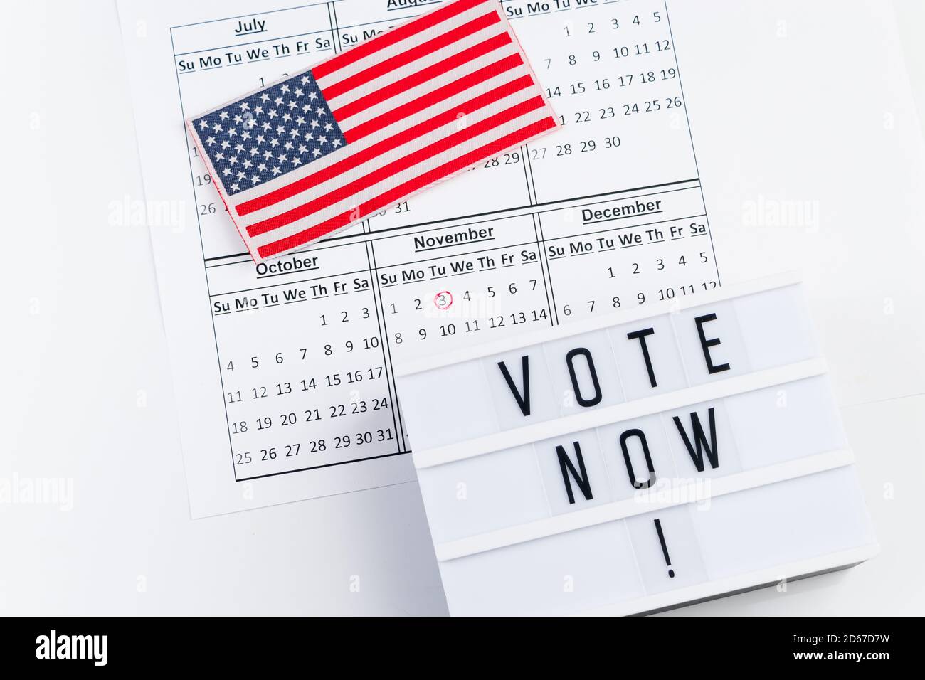 Election day in the USA, reminder on calendar. Voting concept Stock ...