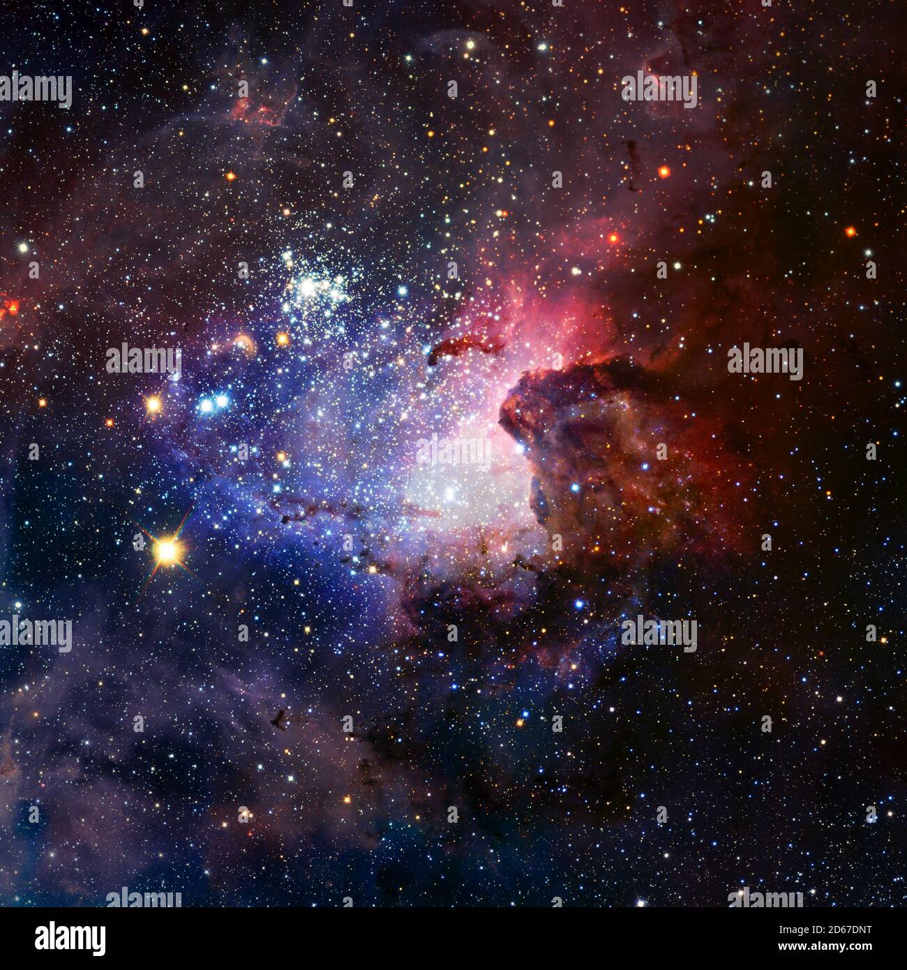 Cosmic art. Beauty of deep space. Science fiction wallpaper. Billions ...