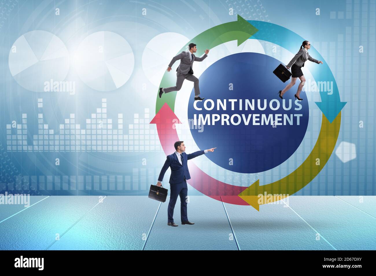 Continuous improvement concept in the business Stock Photo - Alamy