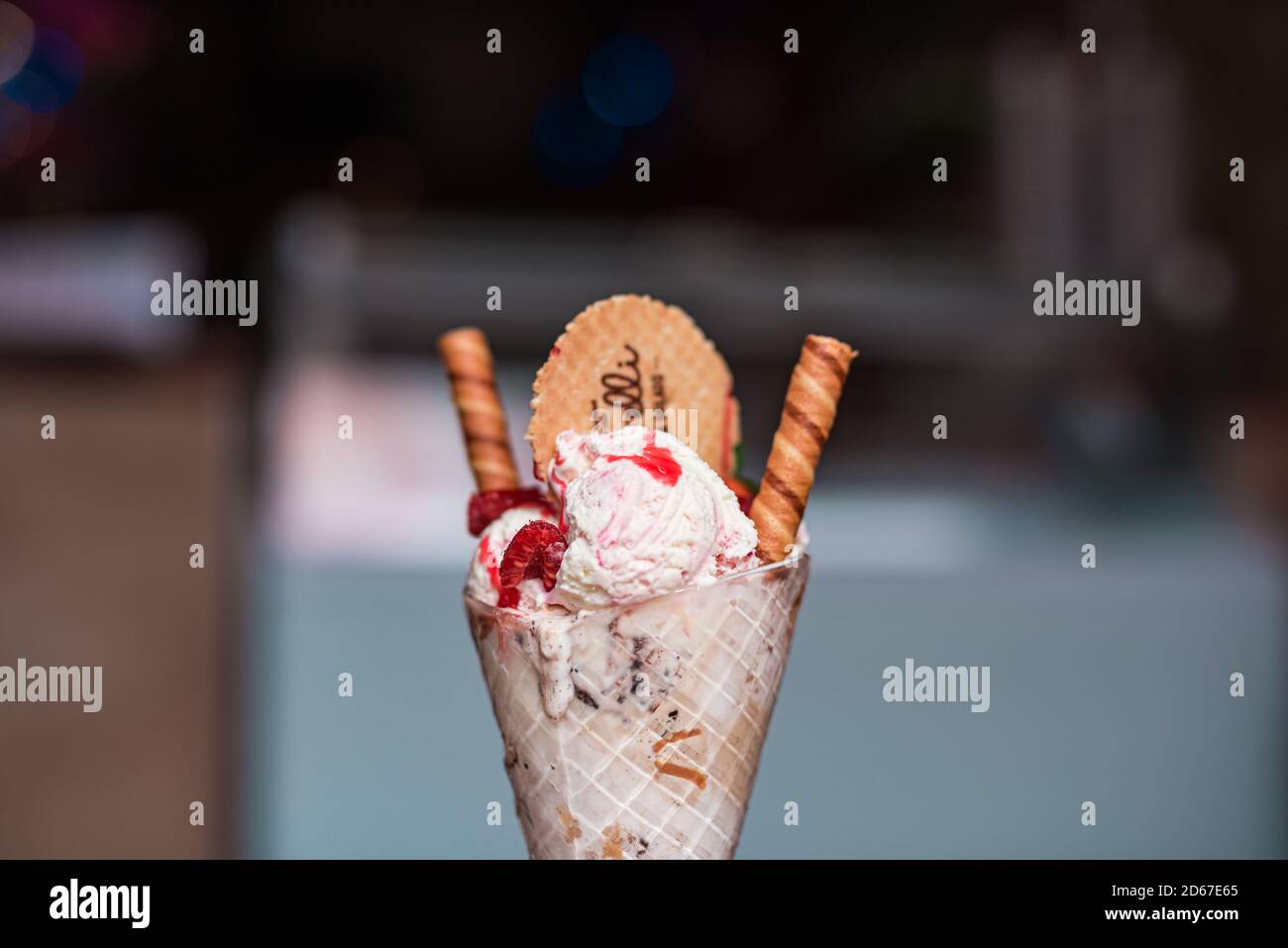 Italian delicious gelato ice cream Stock Photo - Alamy