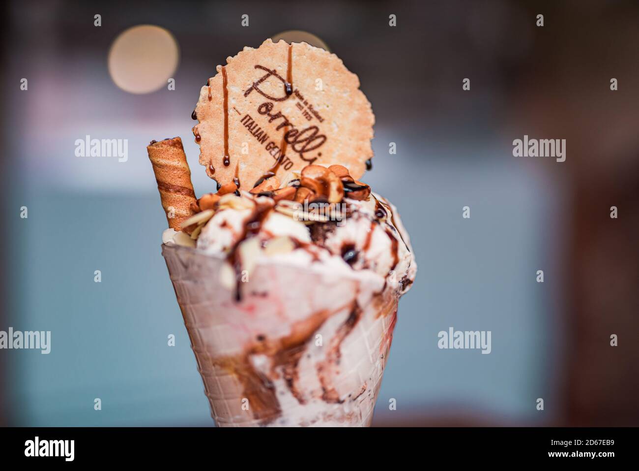 Italian delicious gelato ice cream Stock Photo - Alamy