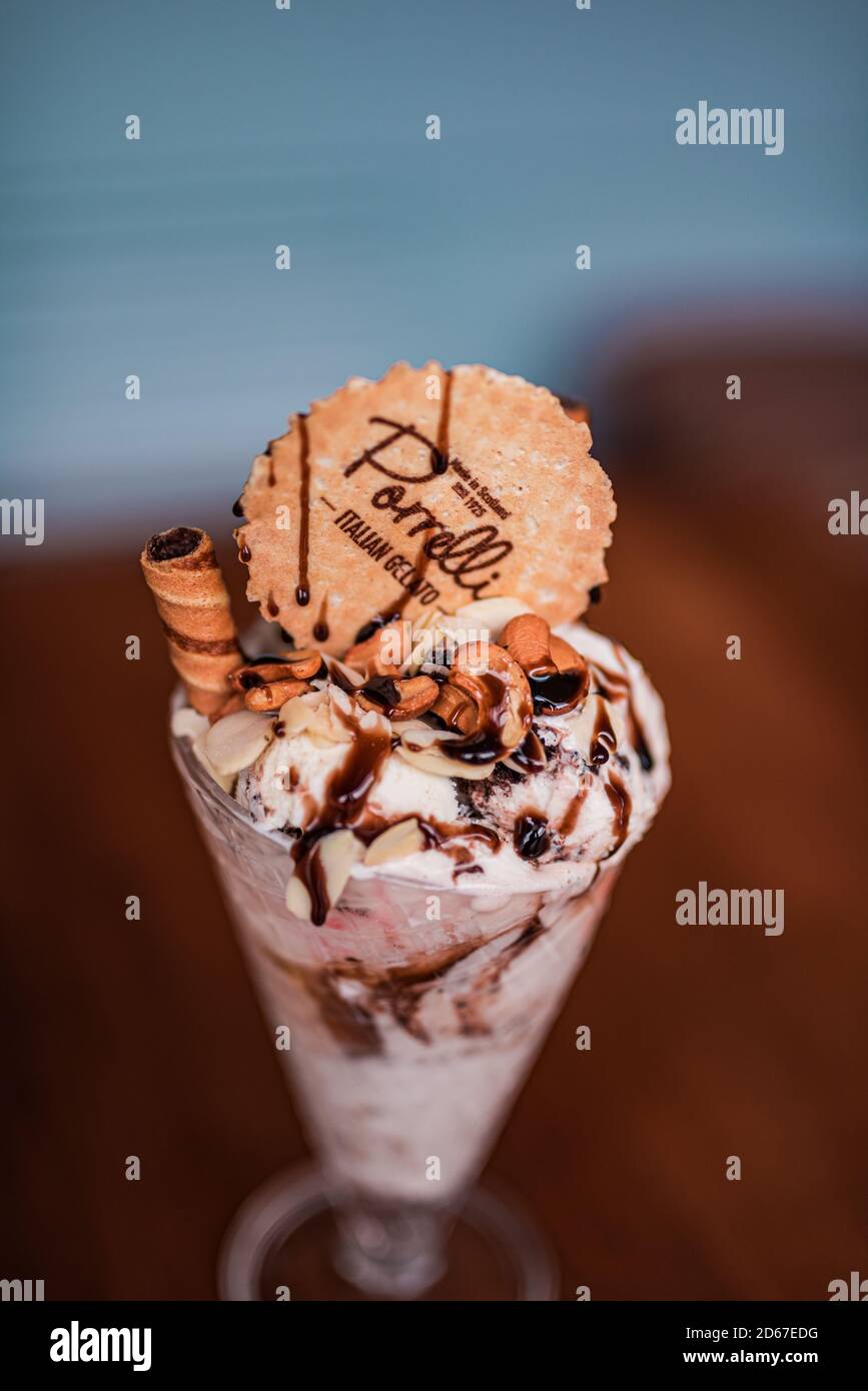 Italian delicious gelato ice cream Stock Photo - Alamy