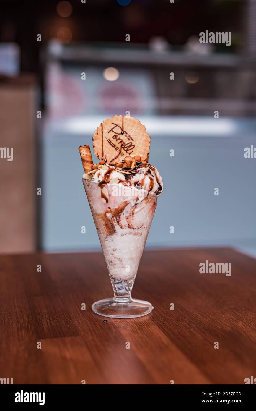 Italian delicious gelato ice cream Stock Photo - Alamy