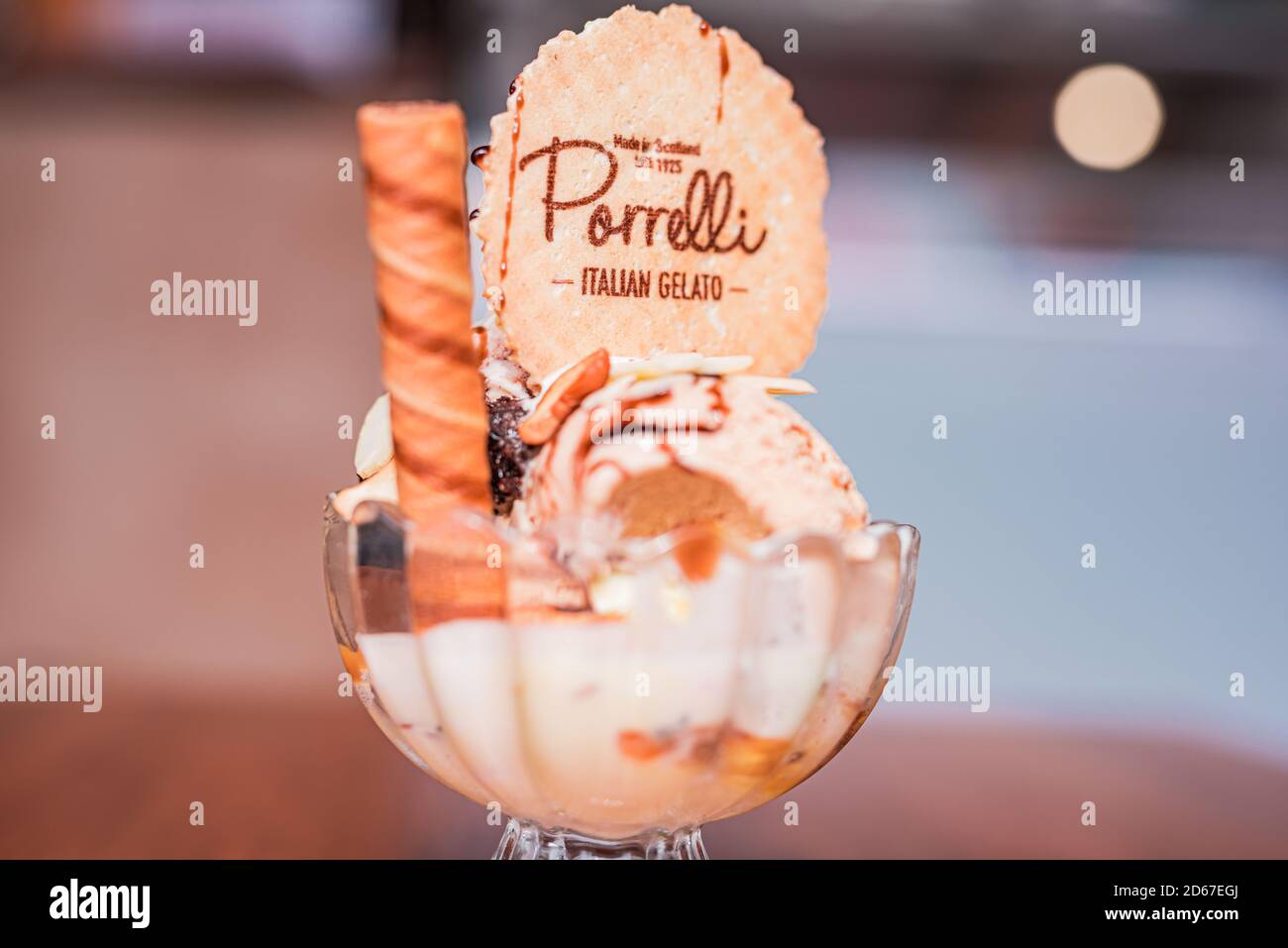 Italian delicious gelato ice cream Stock Photo - Alamy