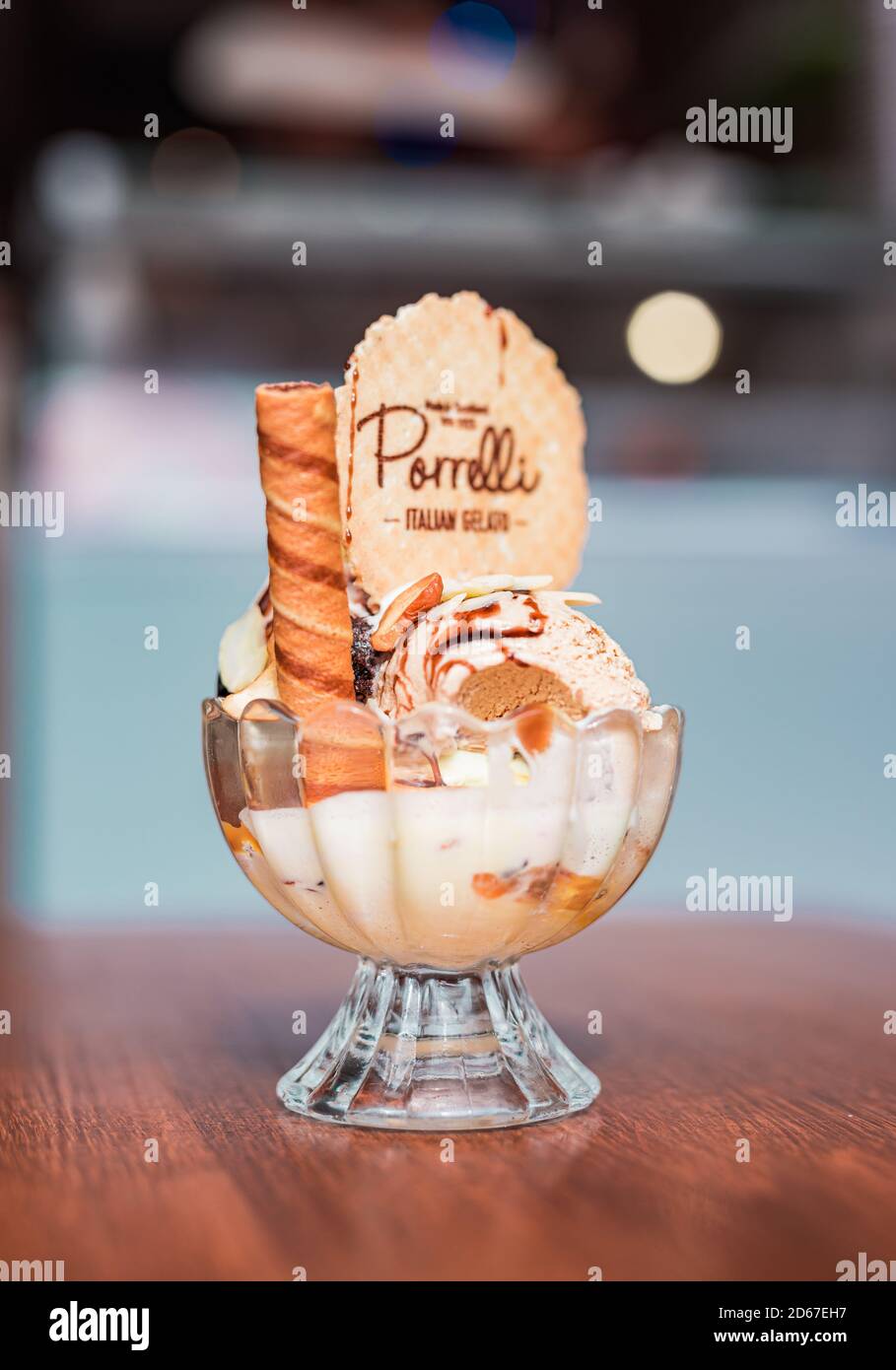 Italian delicious gelato ice cream Stock Photo - Alamy