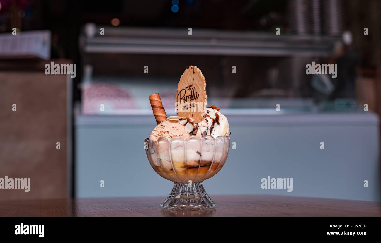 Italian delicious gelato ice cream Stock Photo - Alamy