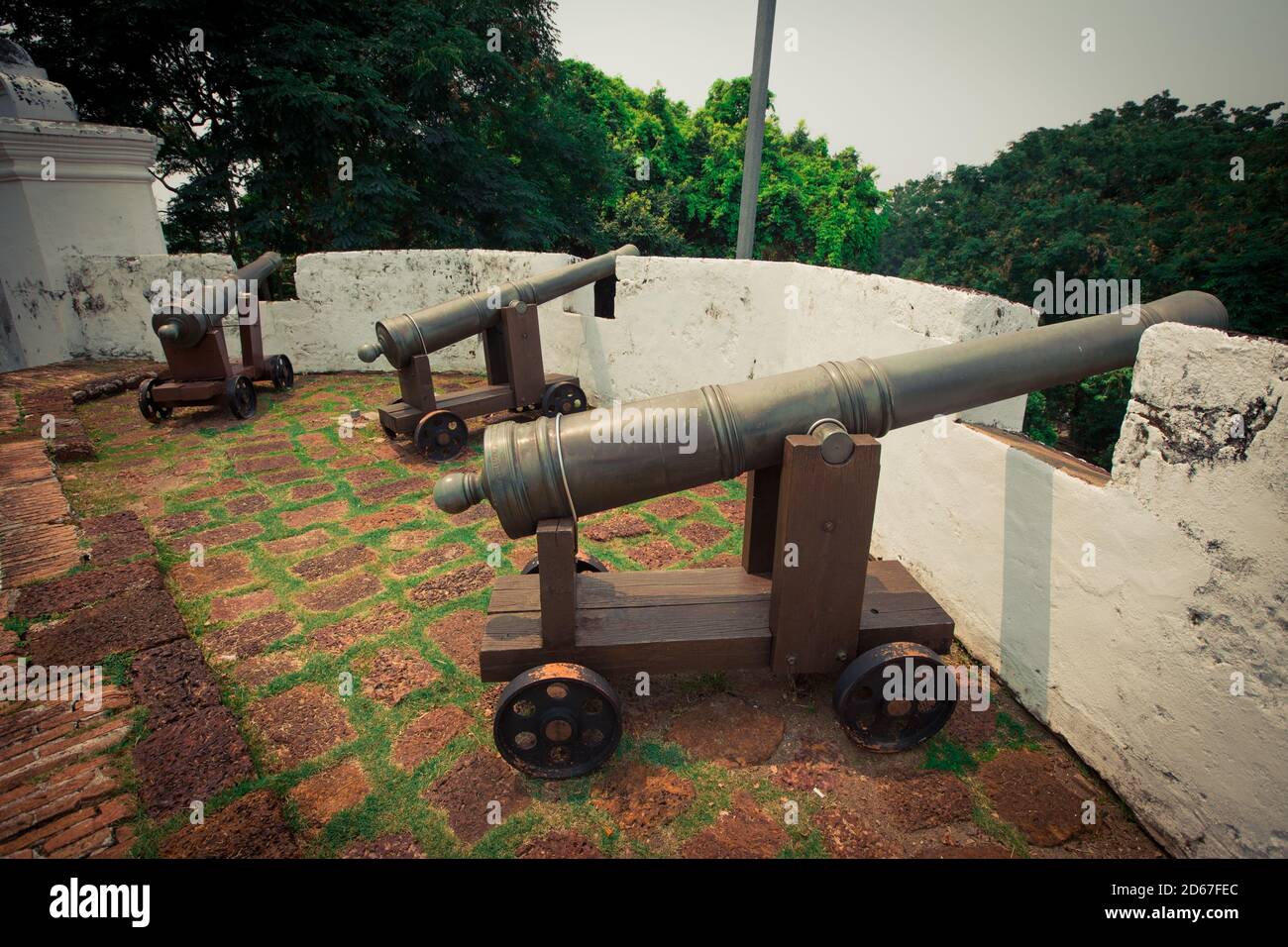 Historical fort St. John's Fort in Malacca, Malaysia Stock Photo - Alamy
