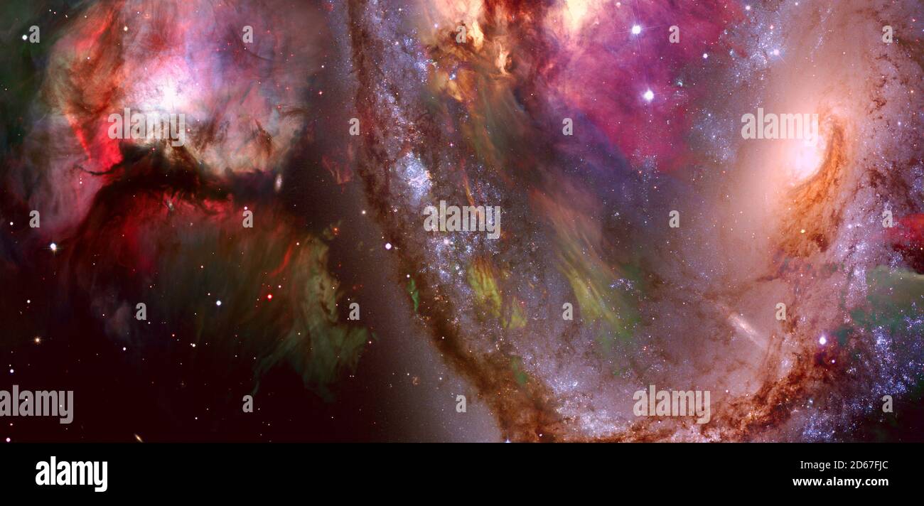 Abstract space background. Elements of this image furnished by NASA ...