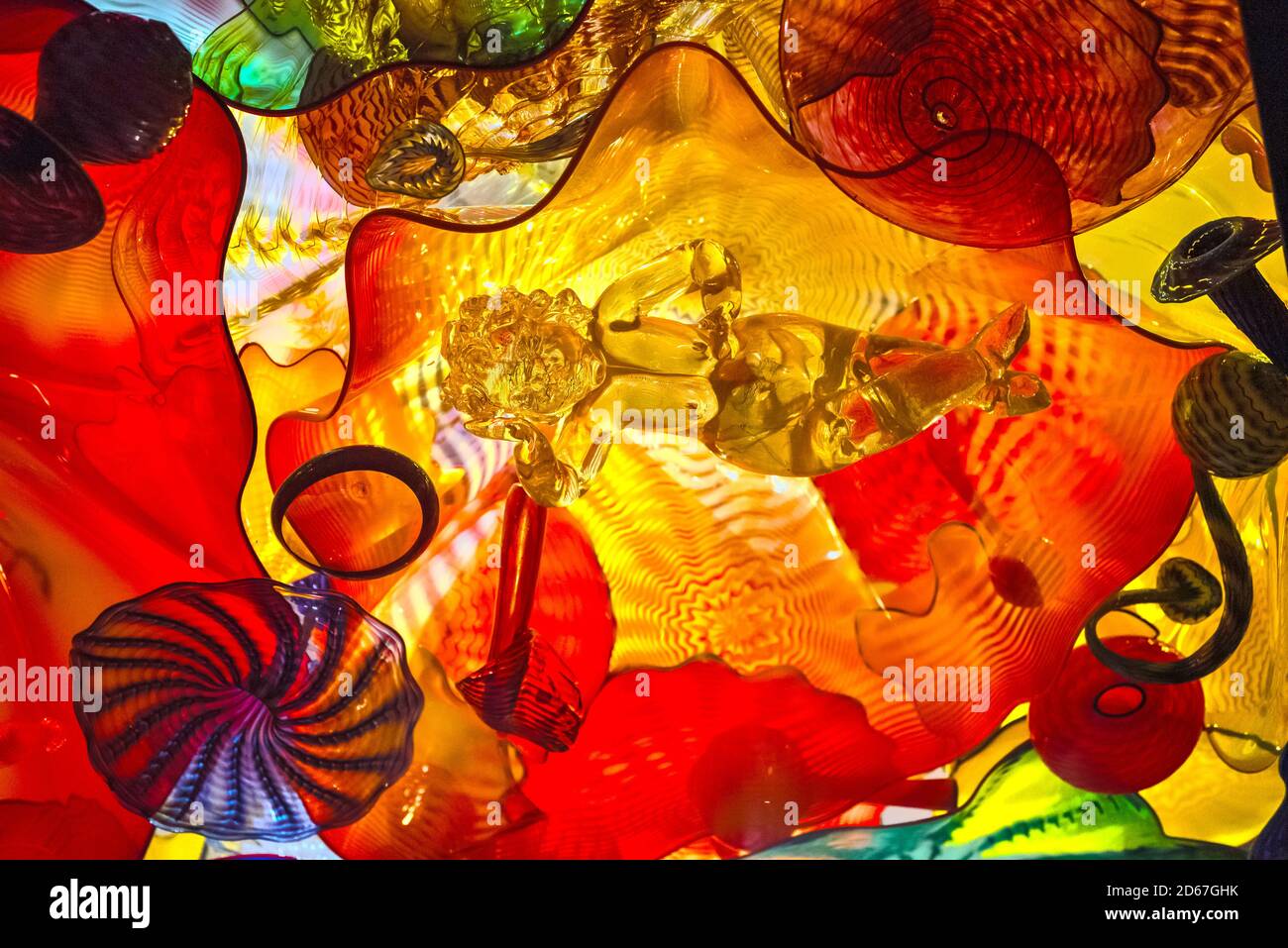 Galleries, Chihuly Garden and Glass museum , Seattle , USA Stock Photo ...