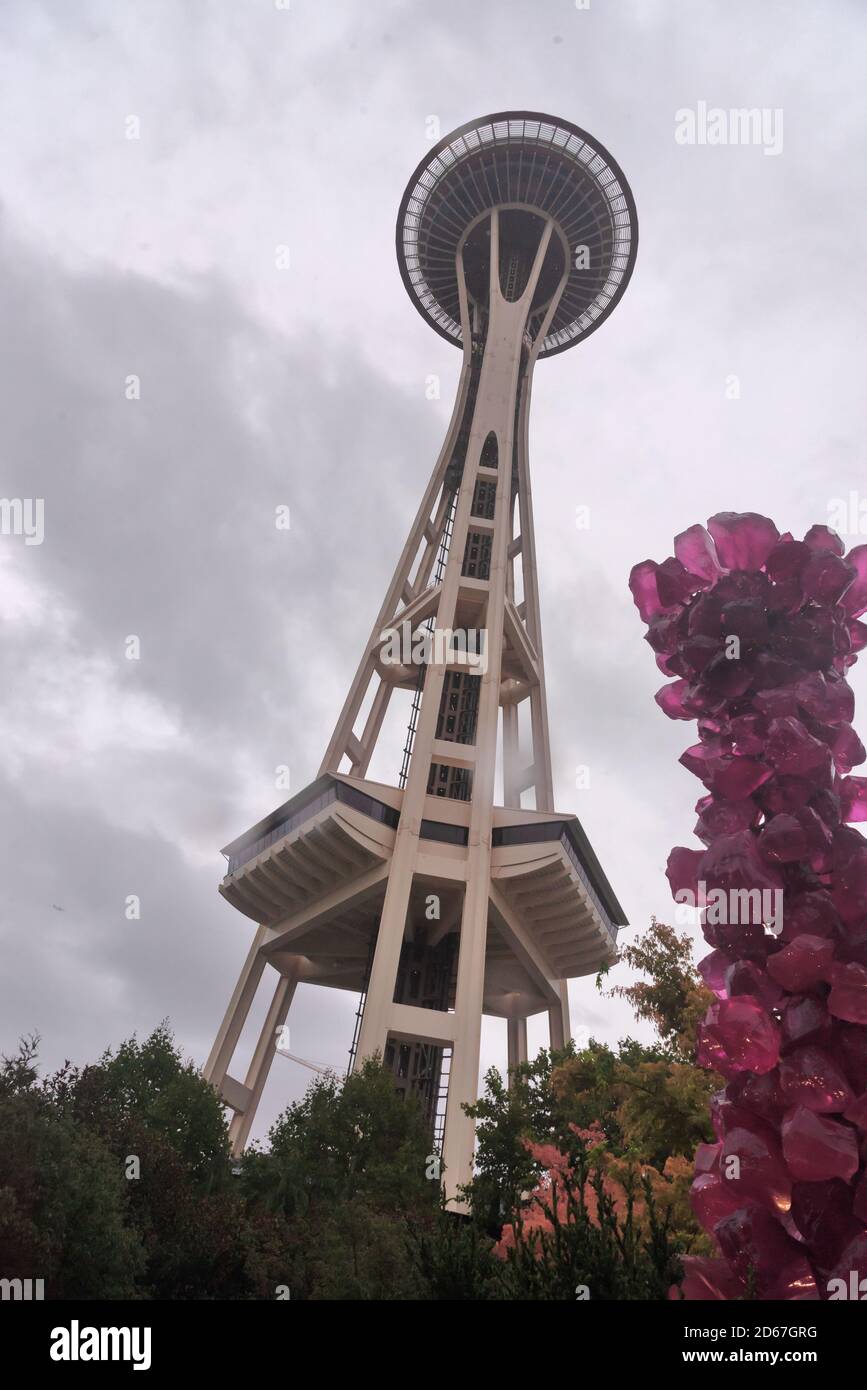 Chihuly Garden and Glass museum , Seattle , USA Stock Photo - Alamy